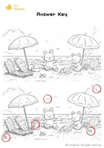 Spot the Difference – Beach - Arischool